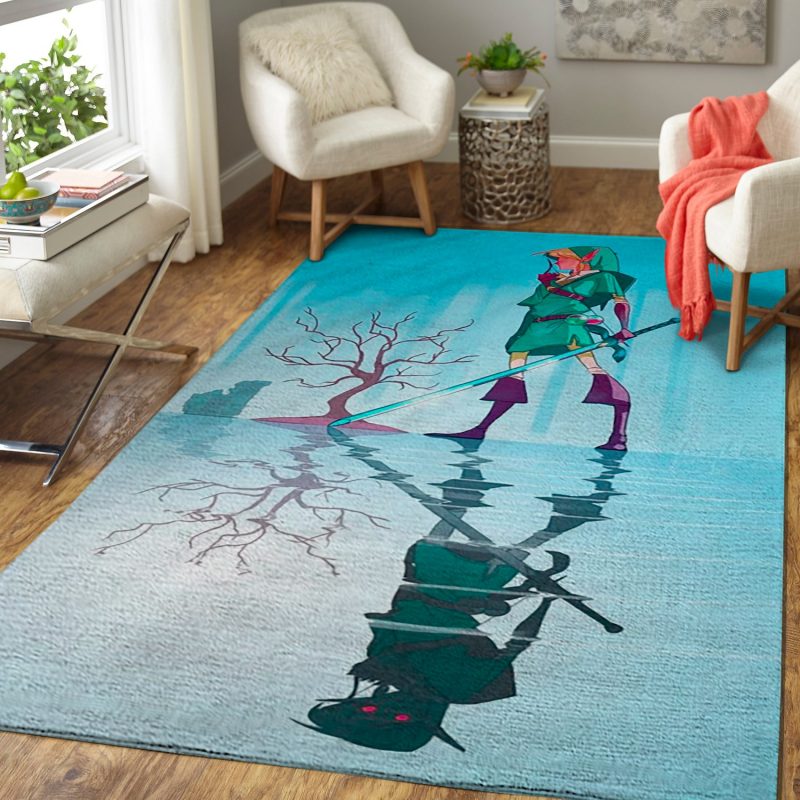 Zelda The Darkness Under The Surface The Legend of Zelda Home Decor Rug ...
