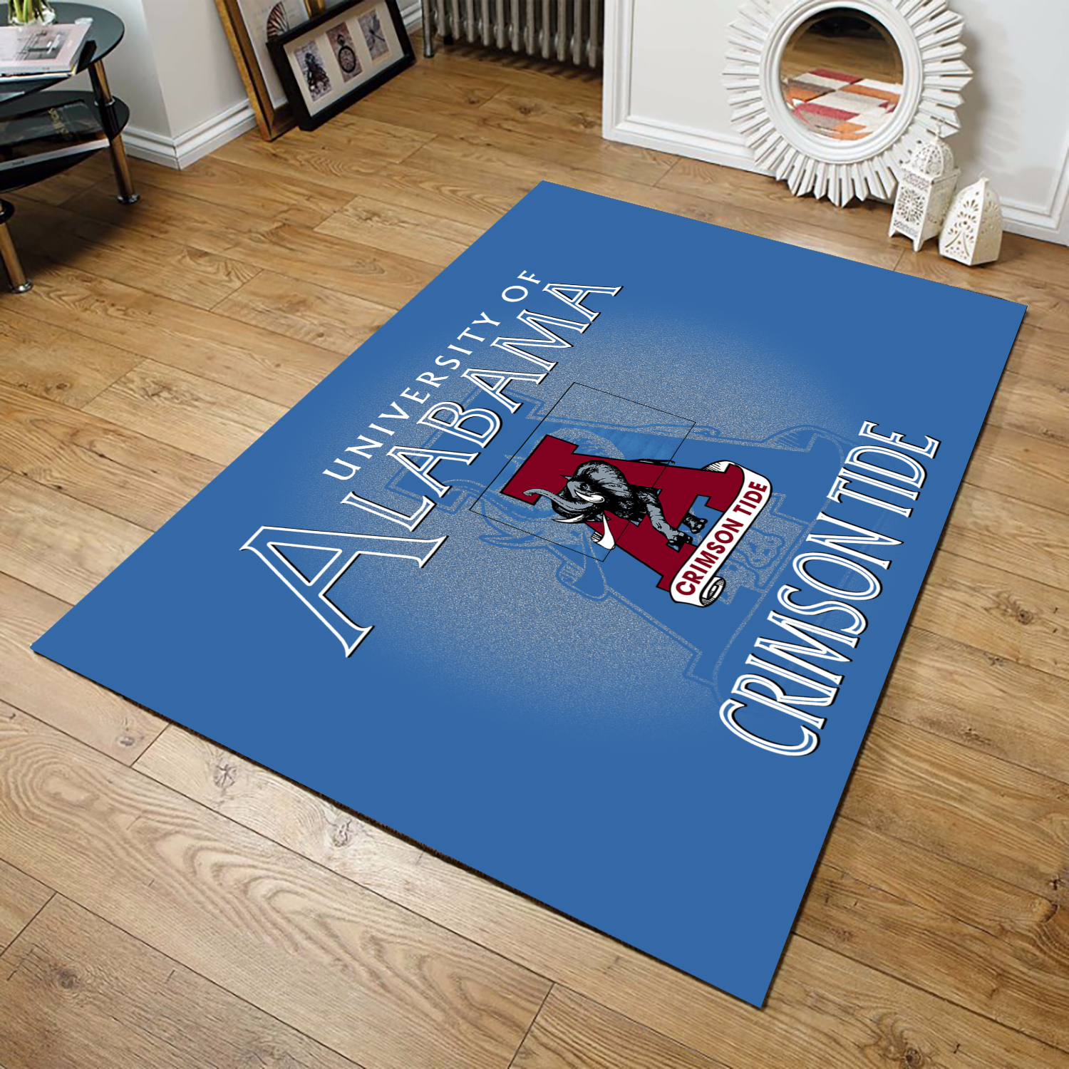University Of Alabama Crimson Tide Area Rug For Living Room, Bedroom ...