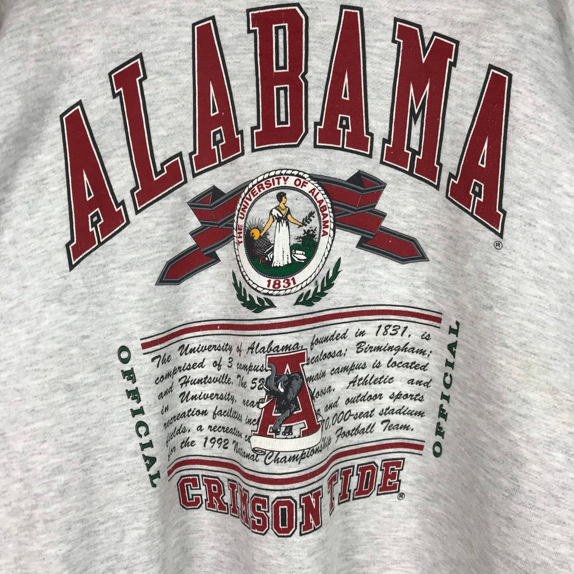 90s University of Alabama Crimson Tide Sweatshirt - Bluefink