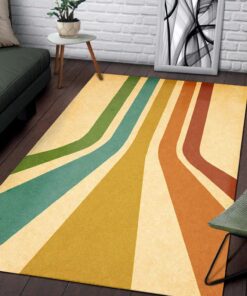 Retro Vintage Mid Century 70s Style Rugs - Bluefink