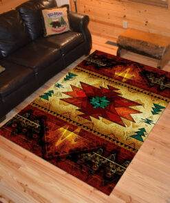 Personalized Native Southwest Aztec Navajo Area Rugs - Bluefink