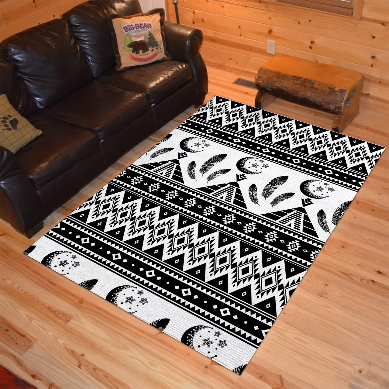 Personalized Tribal Aztec Seamless Pattern Native American Area Rugs ...