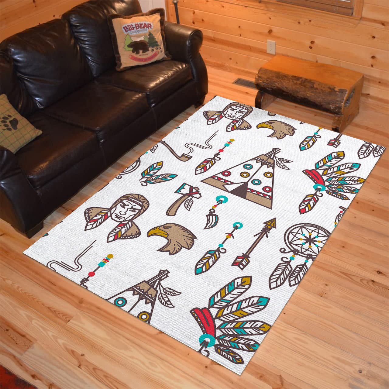 Personalized Native Traditional Culture Native American Area Rugs ...