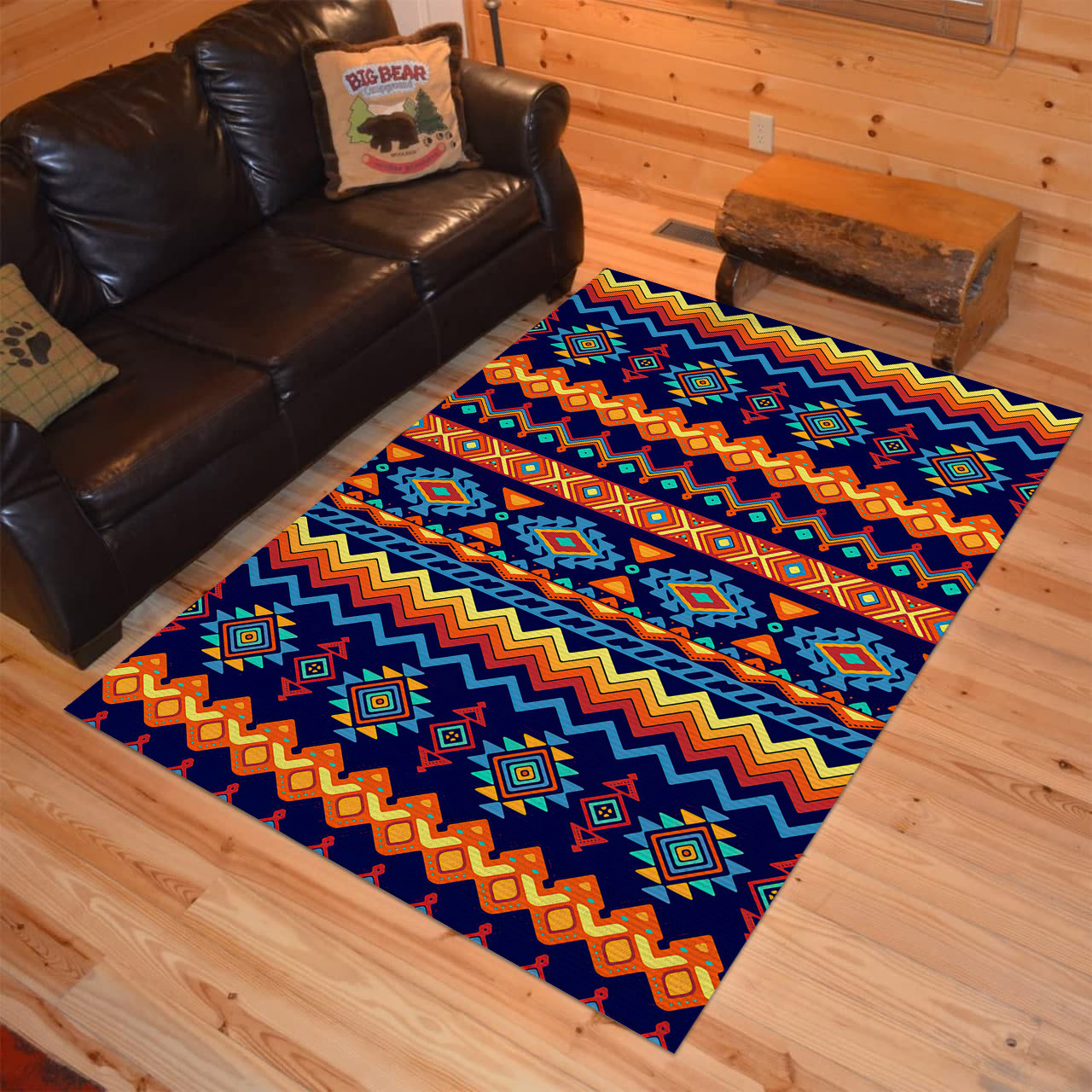 Personalized Seamless Tribal Style Pattern Native American Area Rugs ...