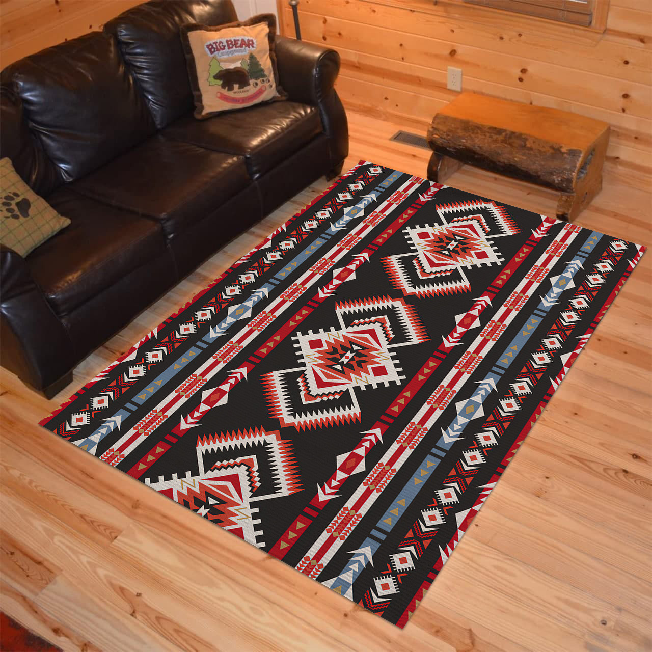 Personalized Native Southwest American Aztec Native American Area Rugs ...