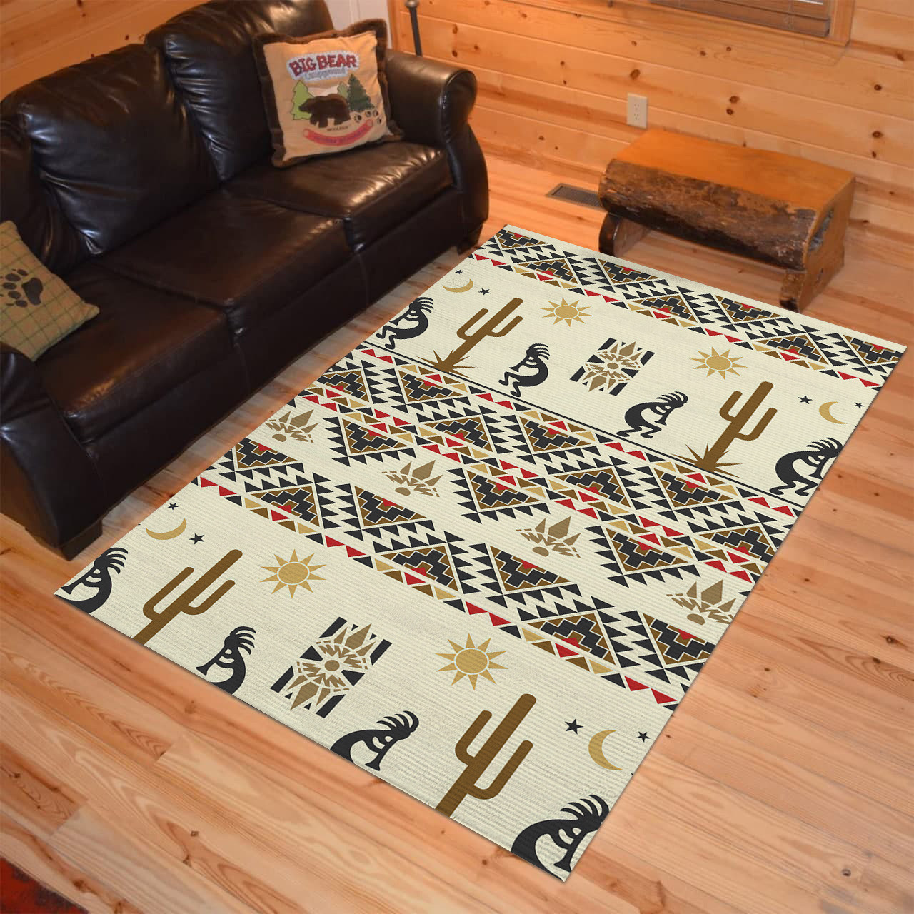 Personalized Native American Southwestern Area Rugs - Bluefink