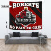 Fitness Club Banner Flag Tapestry Home Gym Decor Weightlifting Wall Art ...