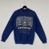 Georgetown University Sweater Georgetown Hoyas Print Logo Blue - Bluefink