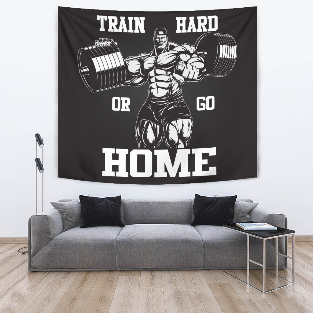 Home Gym Banner Flag Tapestry Decor Bodybuilding - Bluefink