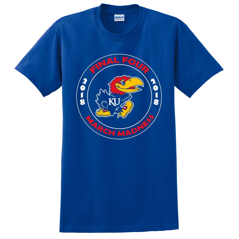 KU Final Four Shirt Kansas Jayhawks 2018 NCAA Championship Tournament ...