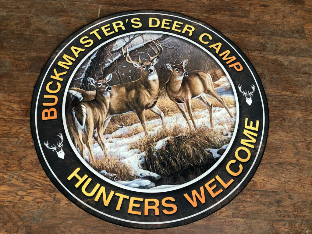 Personalized Hunting Rug Gift For Him Deer Hunting Camps - Bluefink