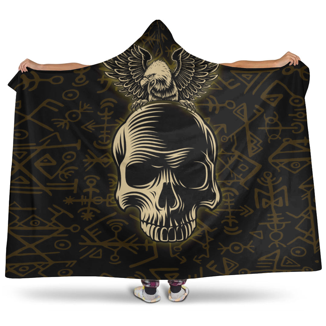 Personalized Viking Hooded Blanket - Bluefink