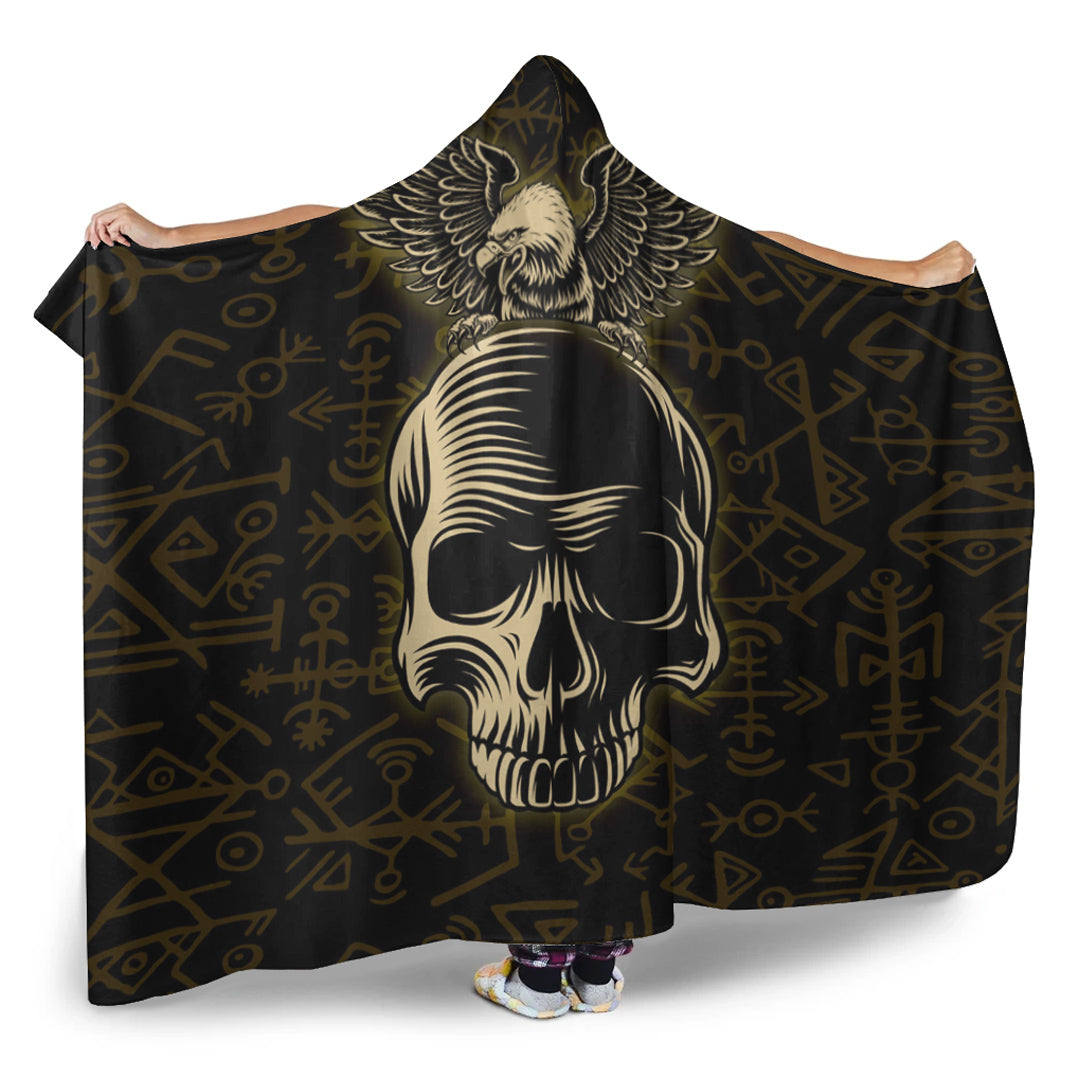 Personalized Viking Hooded Blanket - Bluefink