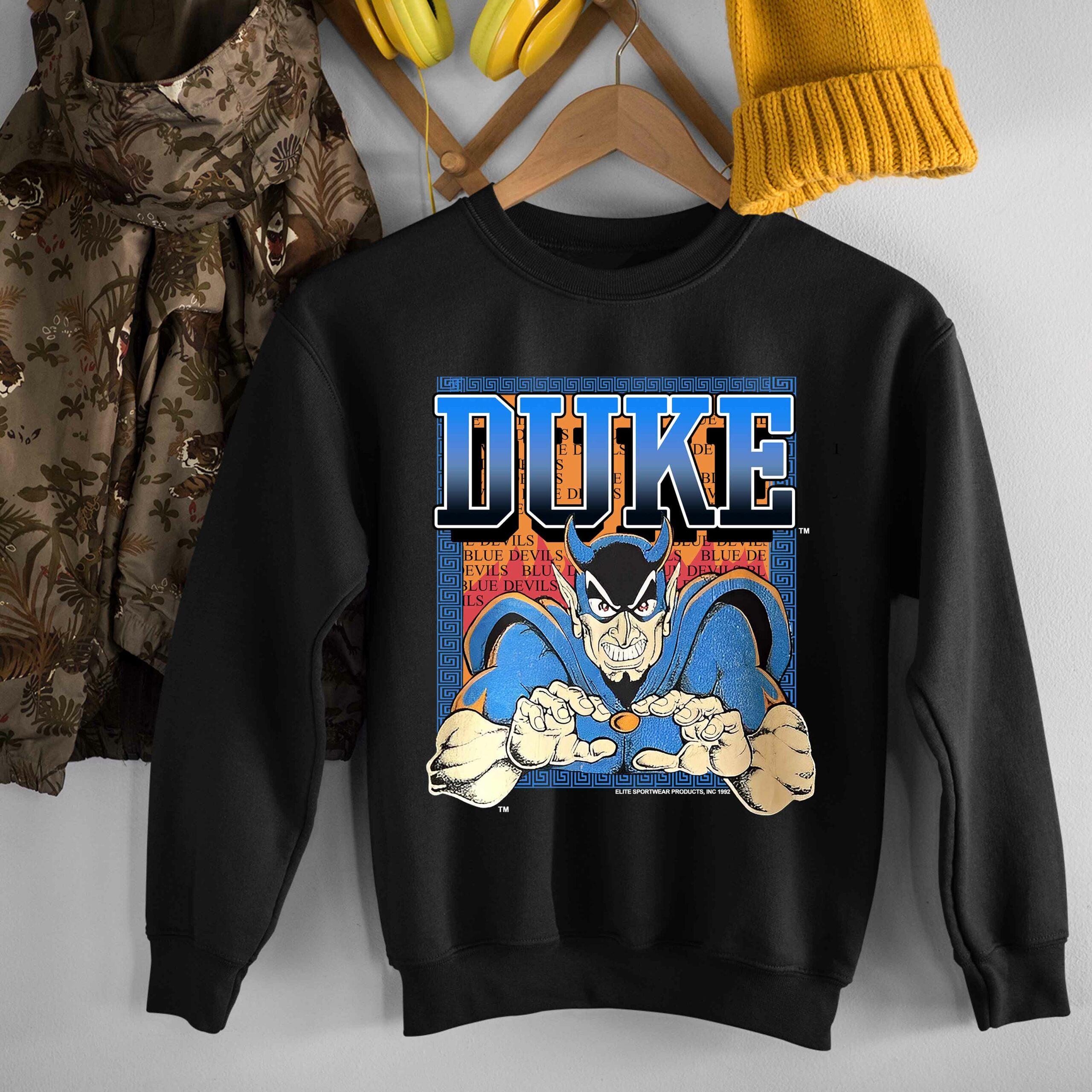 90s Duke University Blue Devil Sweatshirt - Bluefink