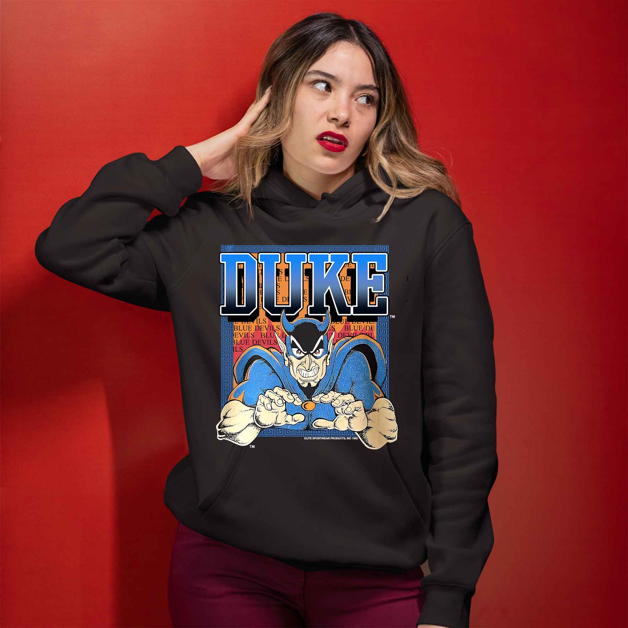 90s Duke University Blue Devil Sweatshirt - Bluefink