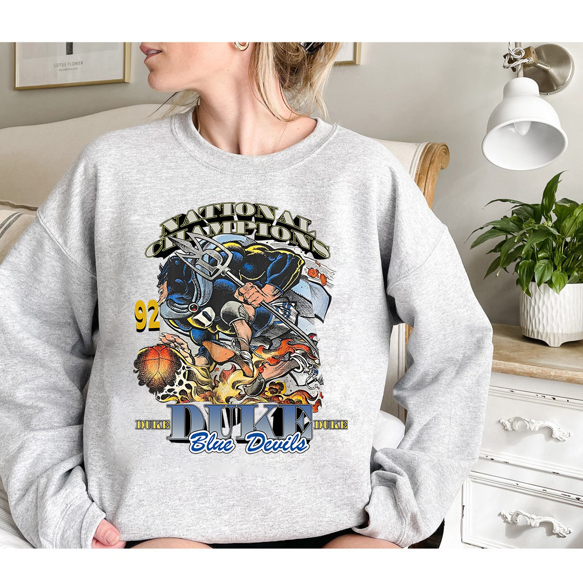 Vintage 1992 Duke Blue Devils National Champions Tee Shirts Hoodie ...