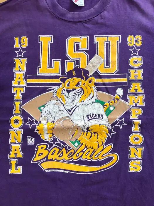 Vintage 1993 LSU Tigers Tshirt - Bluefink