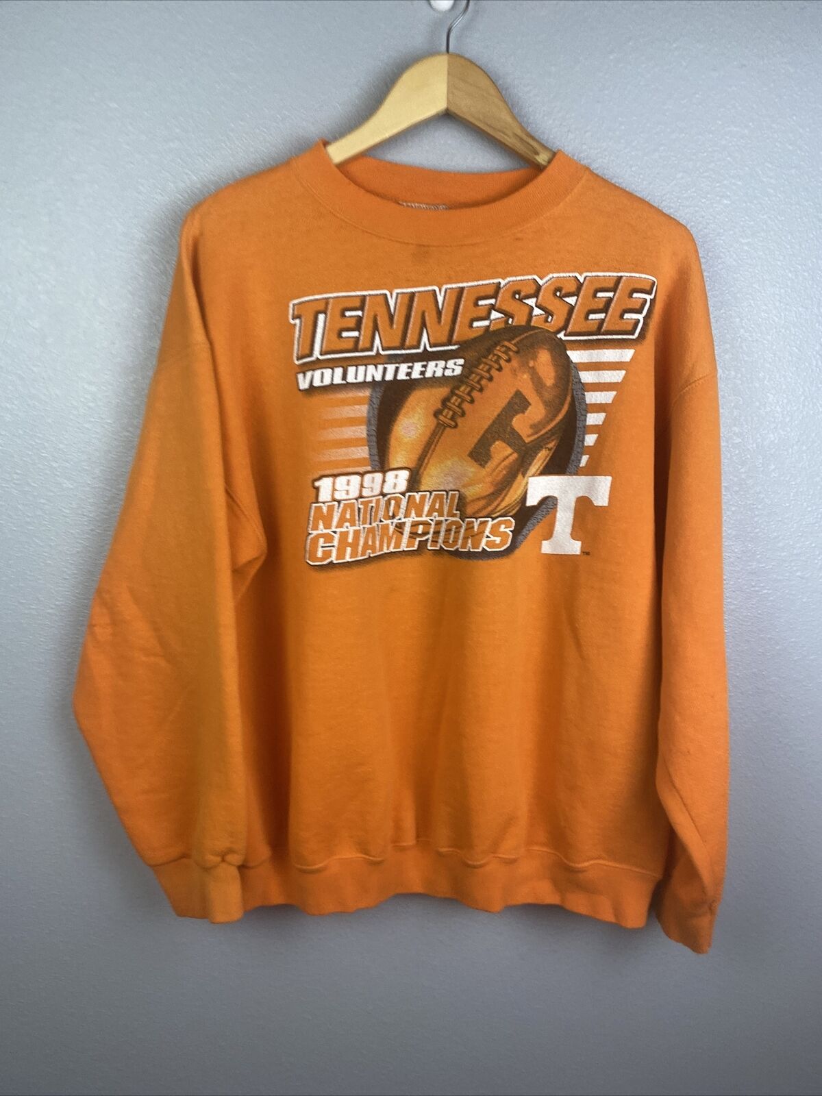Vintage 1998 Tennessee Volunteers National Champions Sweater Full Size ...