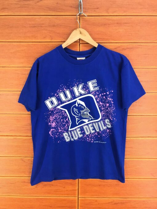 Vintage 80s Duke Blue Devils T-Shirt - Bluefink