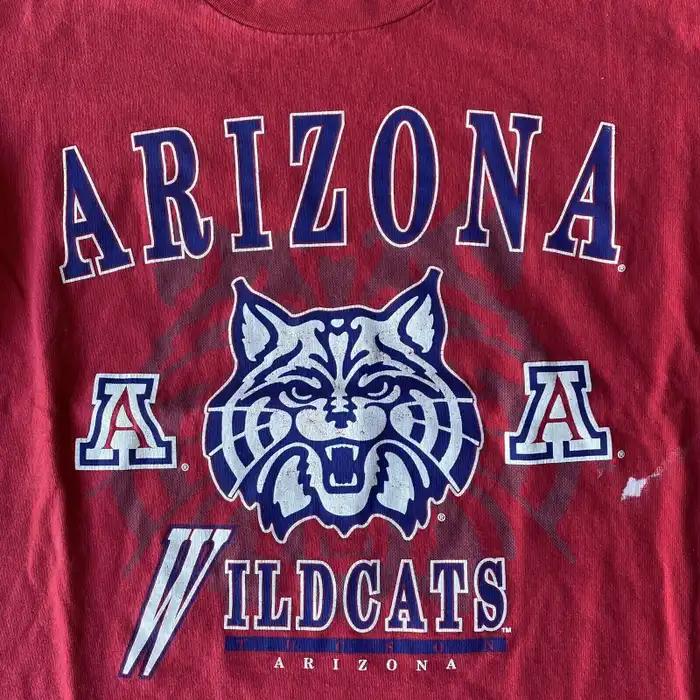 Vintage 90s Galt Sand Arizona Wildcats Single Stitch - Bluefink