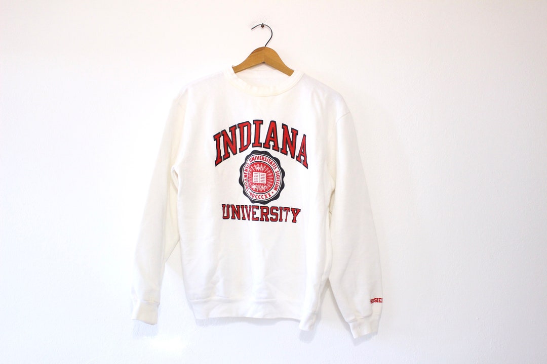 Vintage Indiana University Hoosiers Sweatshirt Large - Bluefink