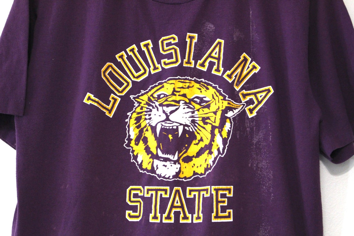 Vintage Louisiana State University LSU Tigers T Shirt - Bluefink