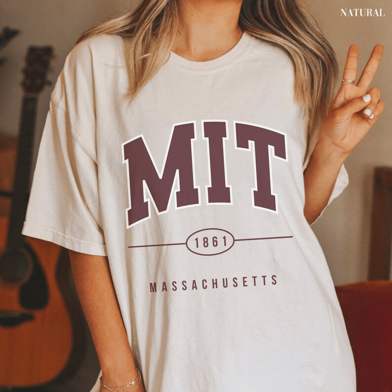 Vintage Massachusetts Grad College Varsity Student School, MIT Shirts ...