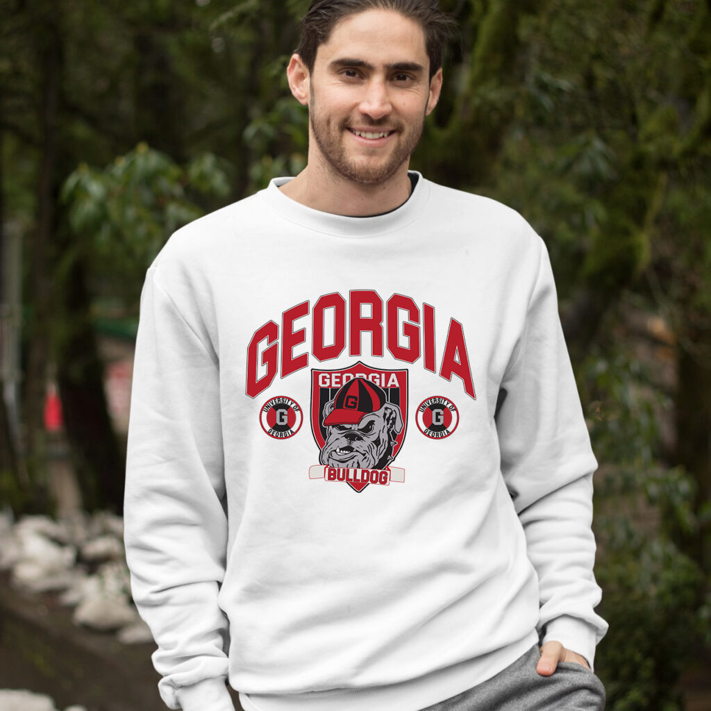 Vintage NCAA Georgia Bulldogs Sweatshirt, University of Georgia ...