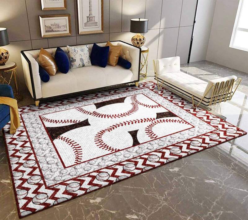 Baseball Rug For Bedroom, Baseball Limited Edition Rug - Bluefink