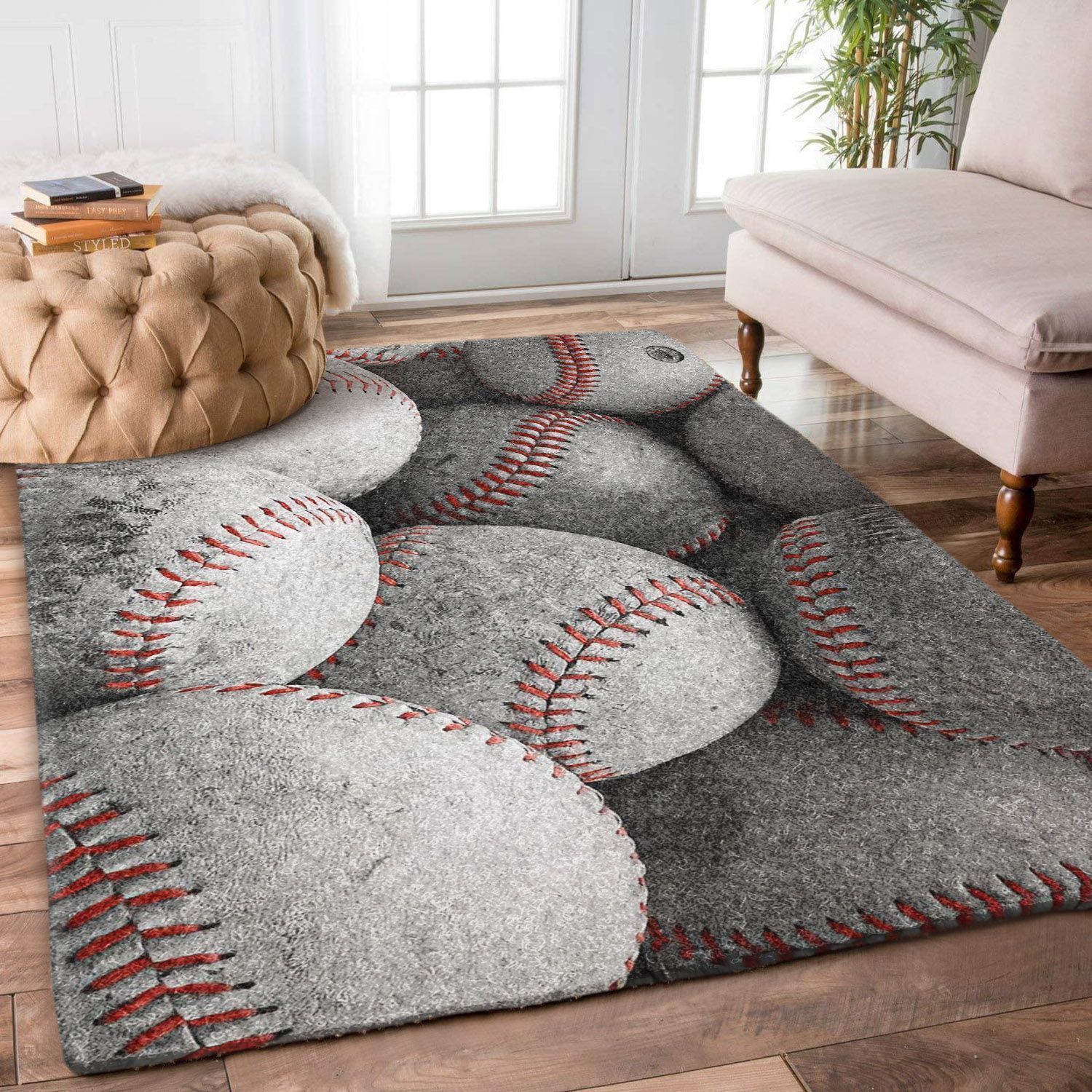 Baseball Rug, Sport Lover Rug - Bluefink