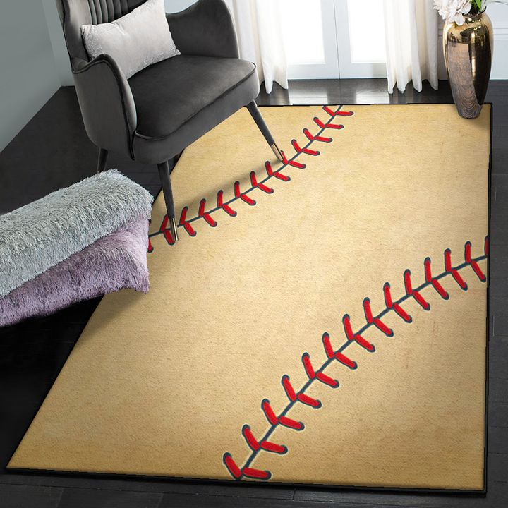Vintage Baseball Bat Large Area Rugs Home Decor - Bluefink