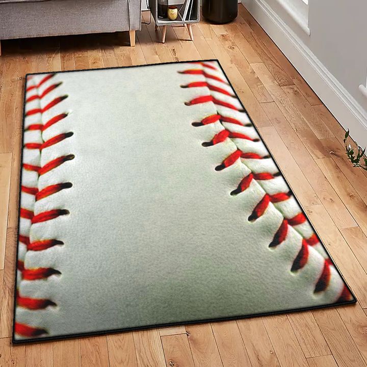 Baseball America Modern Rugs, 3d Baseball Rug - Bluefink
