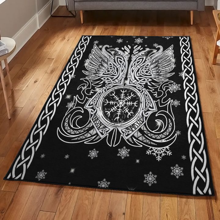 Viking God Rug, Christian Believer Playroom Rug - Bluefink