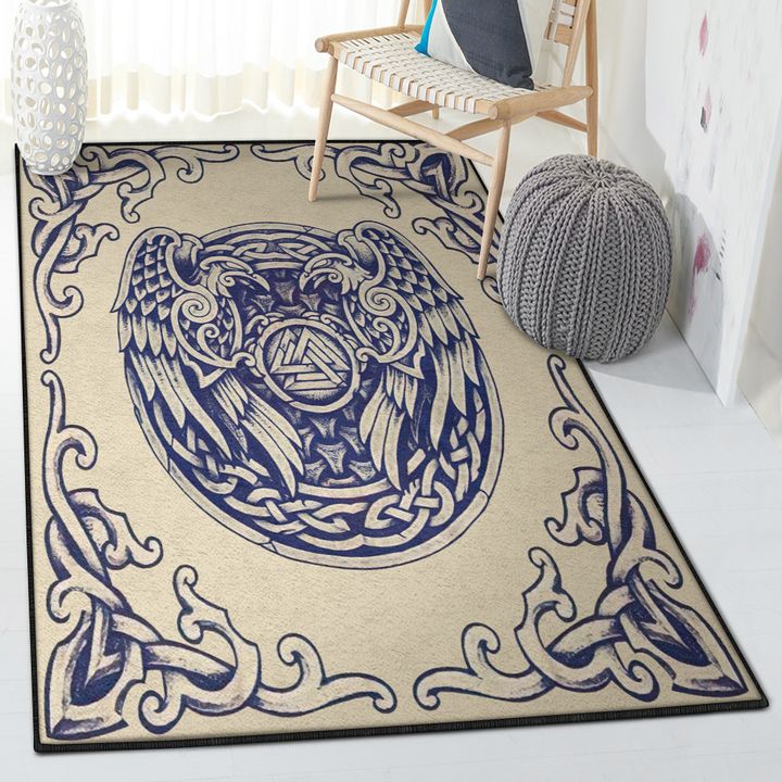 Viking Art Modern Rugs, Viking Rug Personalized Carpet Viking - Bluefink