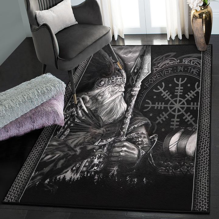 Viking Life Rugs, Viking Pullover Rug Personalized Carpet Viking - Bluefink