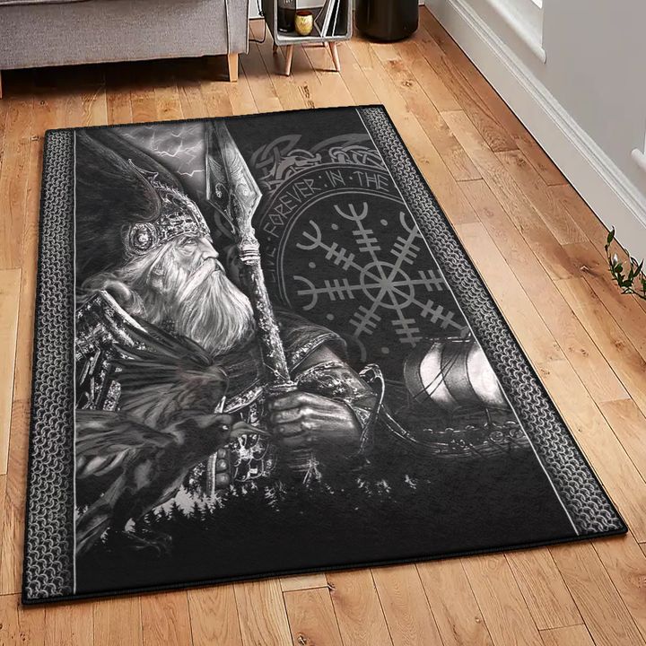 Viking Life Rugs, Viking Pullover Rug Personalized Carpet Viking - Bluefink