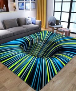 3D Printed Vortex Illusion Living Room Rug Carpet Floor Mat Living Room ...