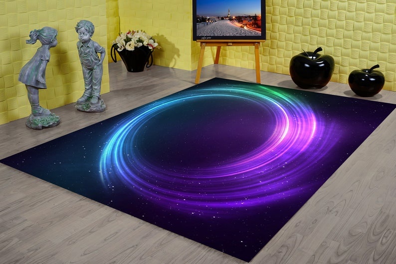 Vortex Rug, 3D Vortex Illusion Rug, Gift For Him, Gift For Her, For ...