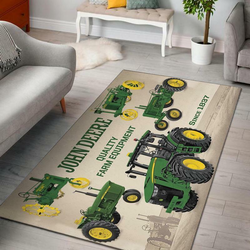 Johndeere Rug John Deere Farm Tractor Doormat - Bluefink