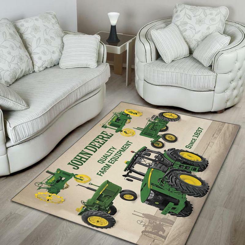 Johndeere Rug John Deere Farm Tractor Doormat - Bluefink