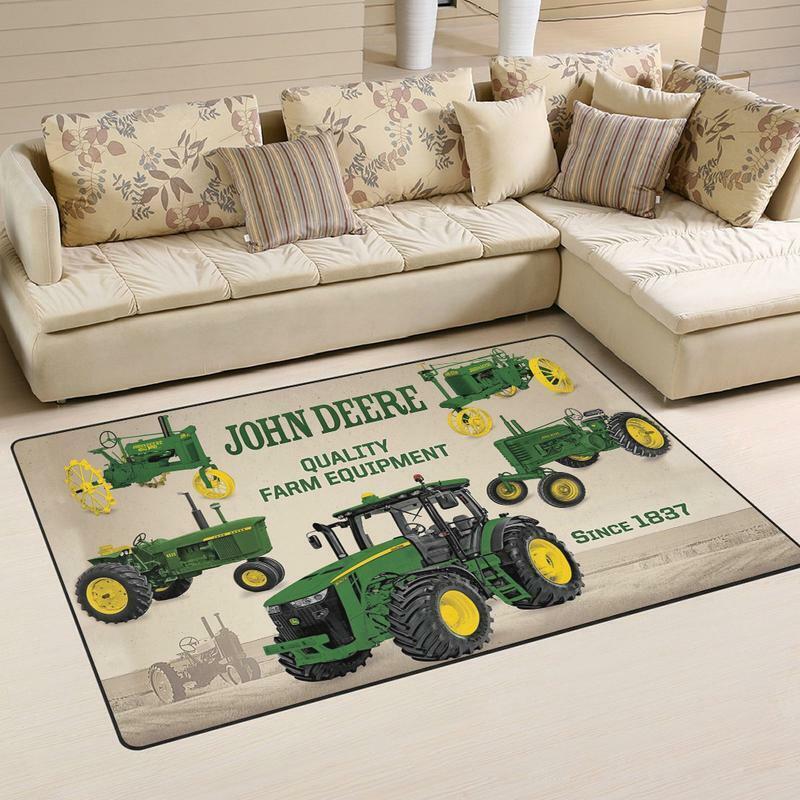 Johndeere Rug John Deere Farm Tractor Doormat - Bluefink