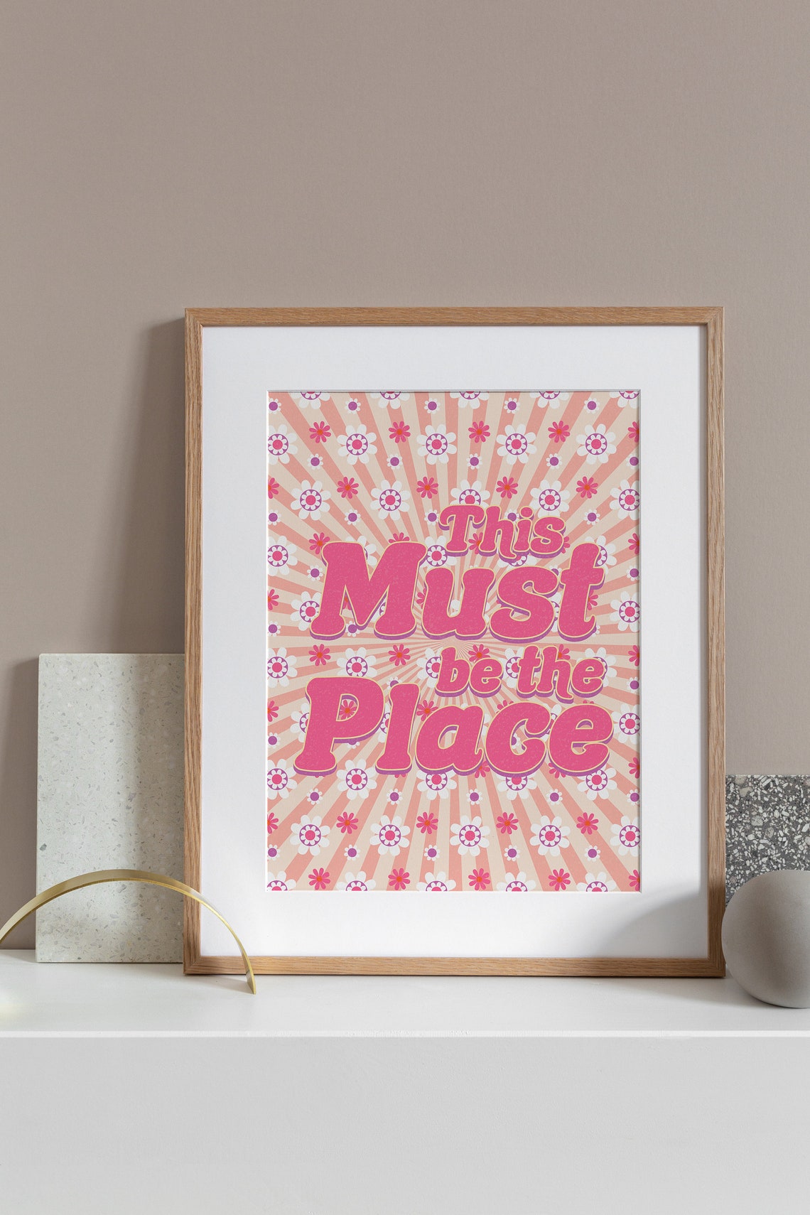 Aesthetic Vintage 70s Poster Wall Art Canvas Prints - Bluefink