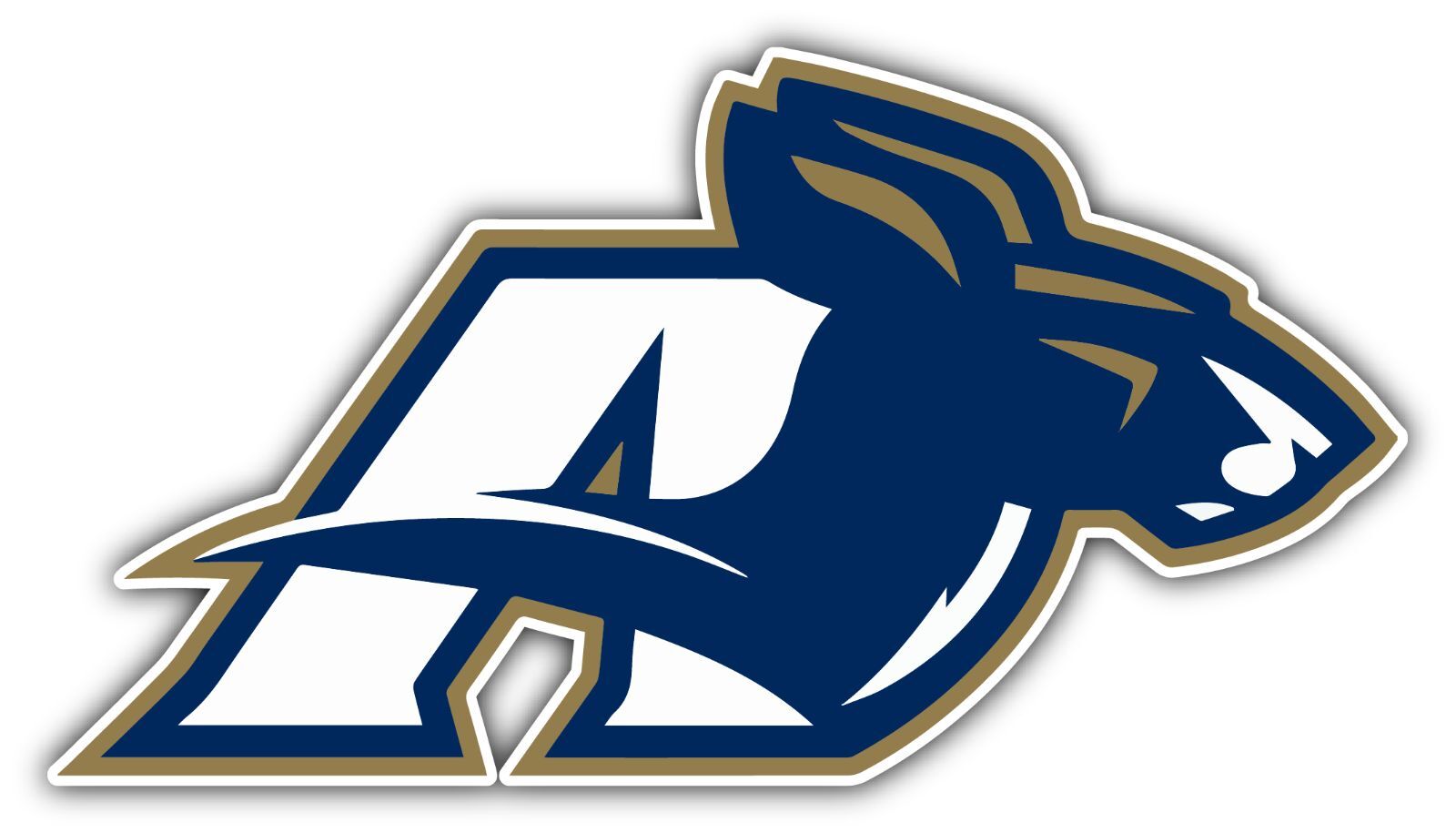 Akron Zips NCAA Logo Vinyl Decals Sticker For Car Truck Door And Window ...