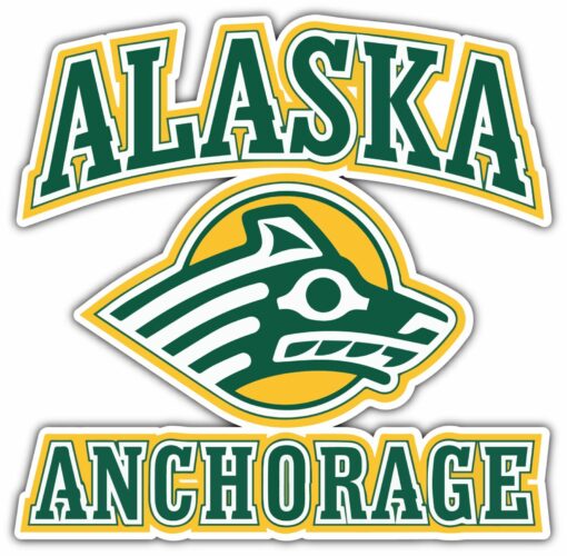 Alaska Anchorage Seawolves NCAA Logo Vinyl Decals Sticker For Car Truck ...