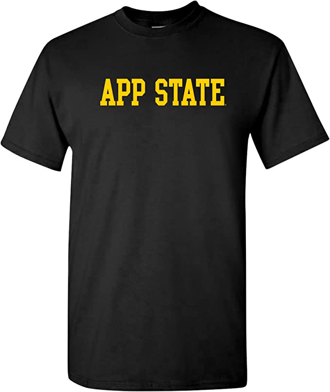 Appalachian State Mountaineers Basic Block, Team Color Shirts, College ...