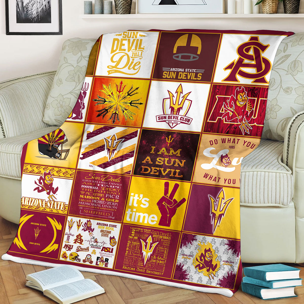 Arizona State Sun Devils Blanket Gifts for NCAA Fans - Bluefink