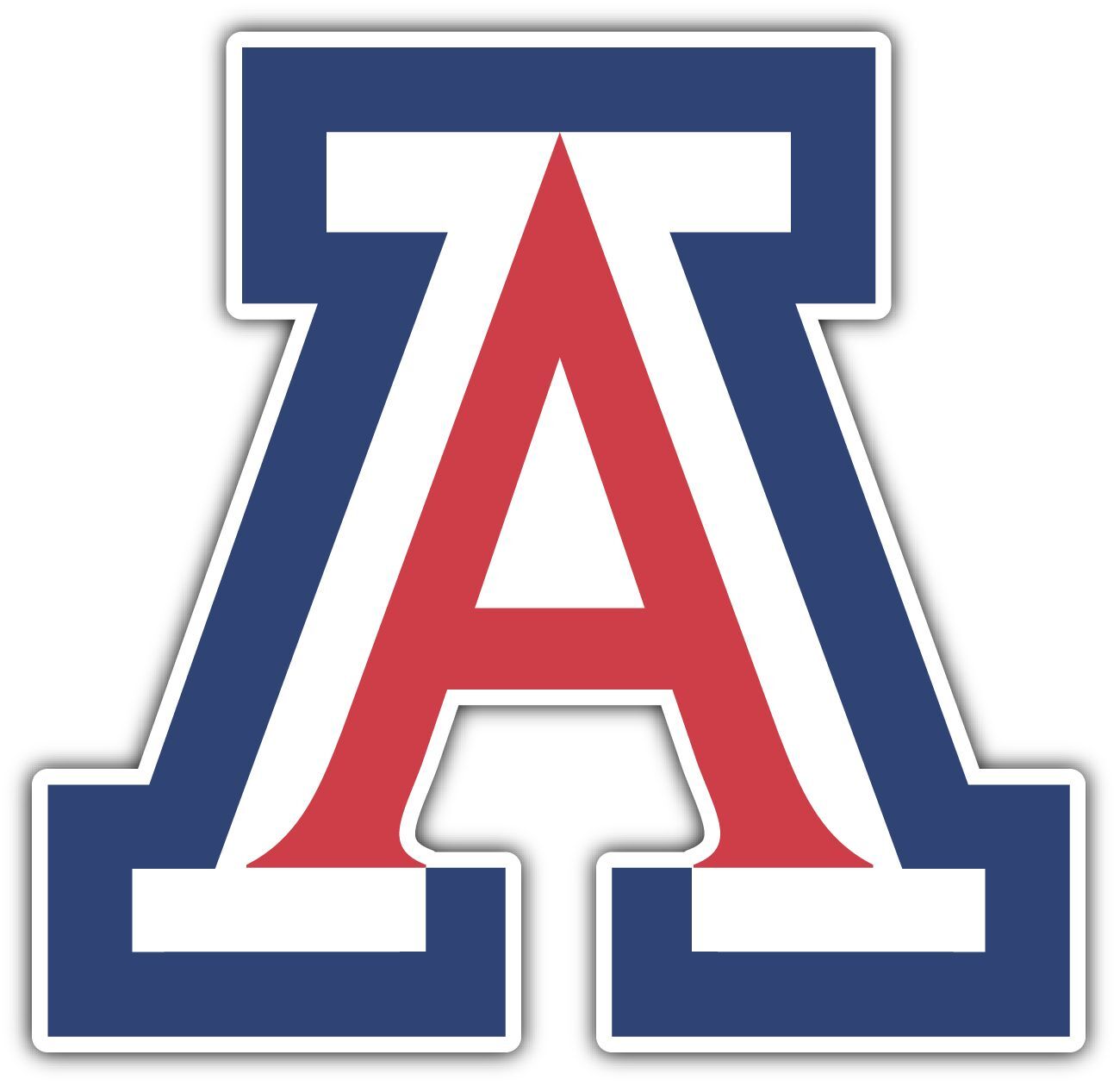 Arizona Wildcats NCAA Logo Vinyl Decals Sticker For Car Truck Door And ...
