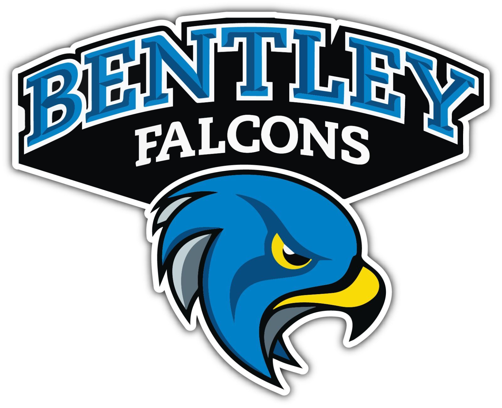 Bentley Falcons NCAA Logo Vinyl Decal Stickers For Car Truck Door And ...