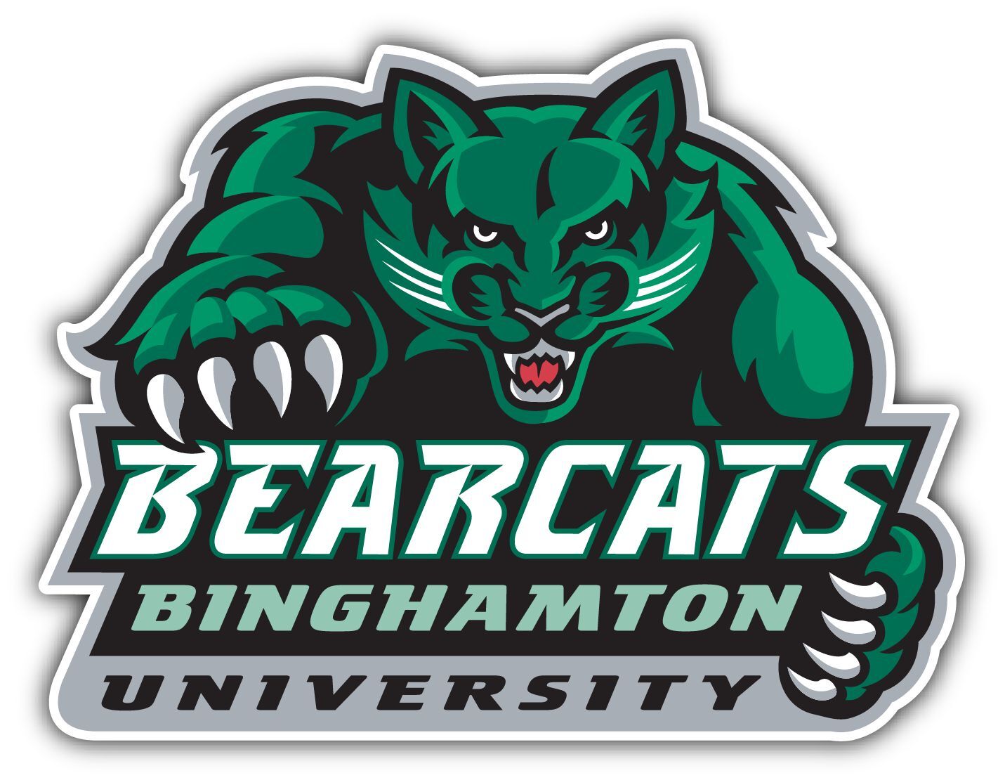 Binghamton Bearcats NCAA Logo Vinyl Decals Sticker For Car Truck Door ...