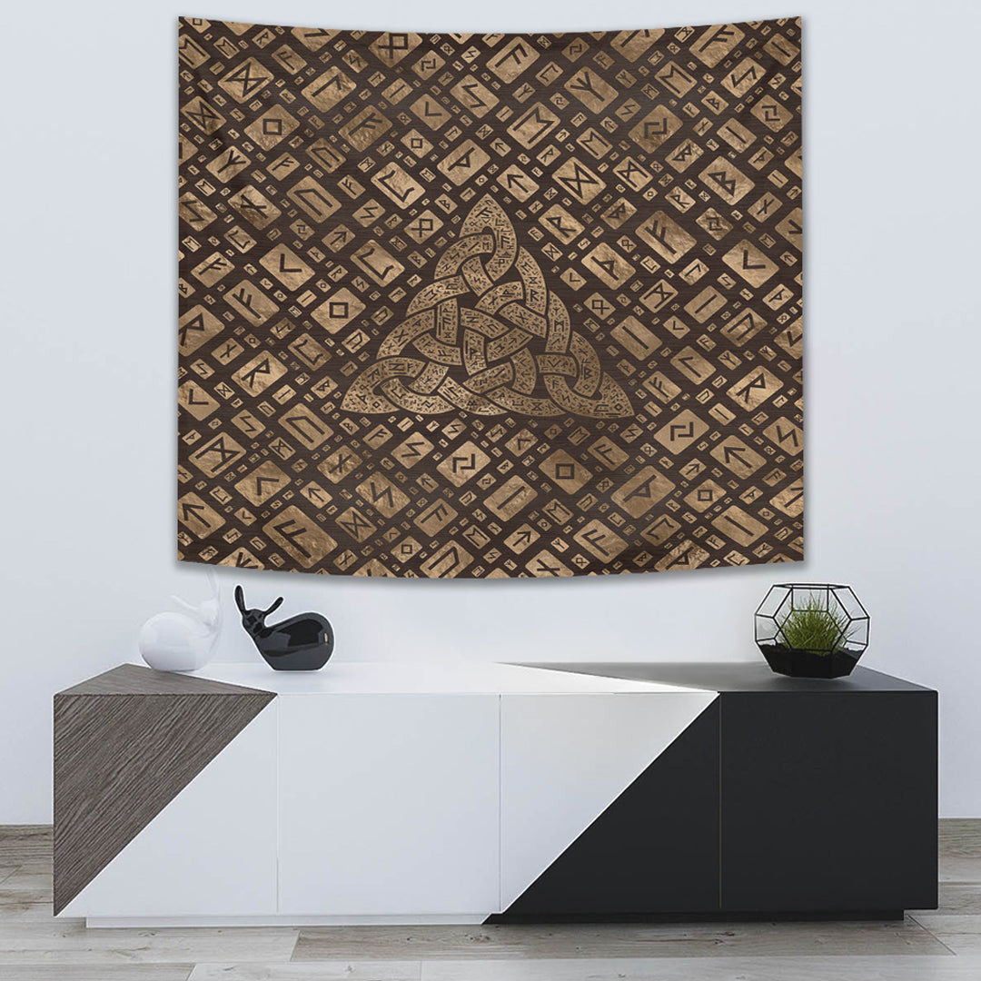 Cute Victory Or Valhalla Shield Maiden Norse Viking Warrior Tapestry ...